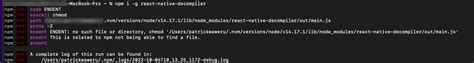 Unable To Install Issue 18 Numandev1 React Native Decompiler GitHub