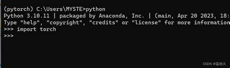 anaconda pytorch 超详细安装教程 2023 4 29 anaconda安装pytorch环境 csdn博客