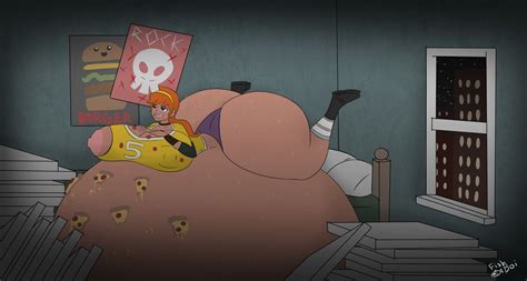 Rule 34 April Oneil April Oneil Tmnt 2012 Areola Slip Ass Bed Belly Belly Expansion Belly