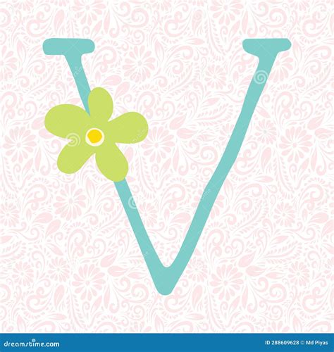 Alphabet Letter V Latter Art Alphabet Vector Font Vector Stock