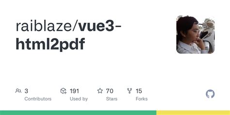 github raiblaze vue3 html2pdf