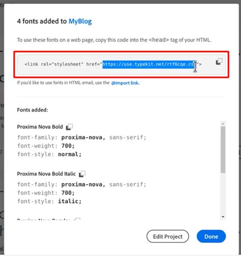 how to add adobe fonts to a wordpress website coralnodes