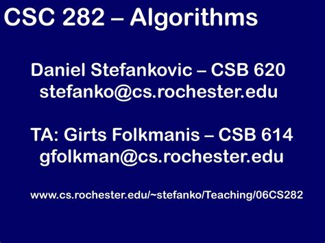 ppt csc 282 algorithms powerpoint presentation free download id 4328781