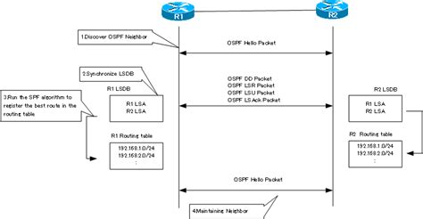 OSPF Process Flow How The OSPF Works N Study