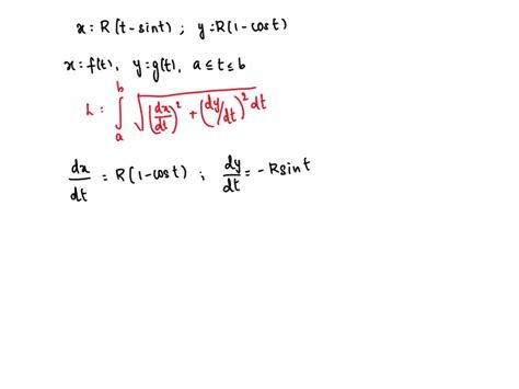 solved the arc length l of a curve given parametrically by x t y t for a â‰¤ t â‰¤ b is