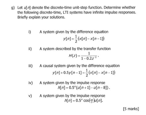 solved let l n] denote the discrete time unit step function
