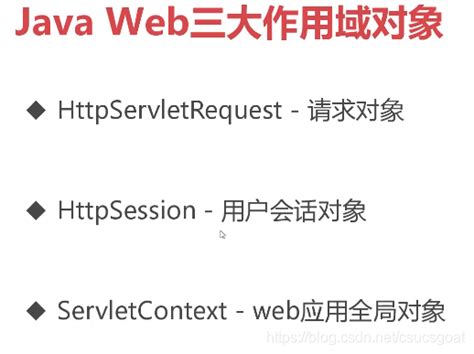servlet与jsp进阶六：servletcontext全局对象；java web三大作用域对象总结； servletcontext对象如何存取自定义属性 csdn博客