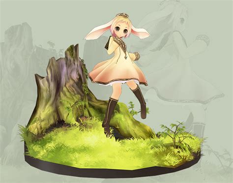 Safebooru Blonde Hair Boots Braid Brown Eyes Dress Knee High Boots Long Hair Pink Hair Plait