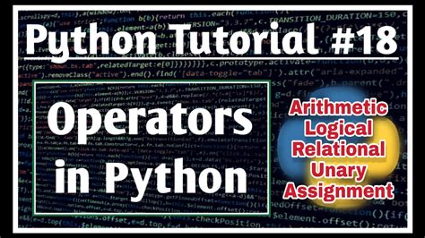 operators in python 18 python tutorials for absolute beginners jeevan upreti youtube