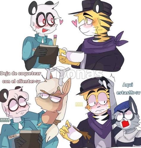 Tigry X Pandy Dessa And Rash Piggy En 2022 Dibujos Bonitos Gracioso