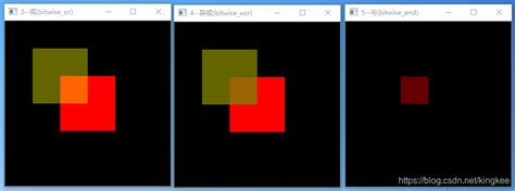 【opencv 4】图像像素的位运算：与、或、非、异或 opencv 像素与 csdn博客