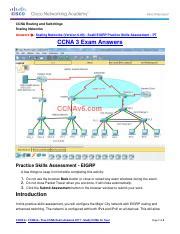 ScaNv6 EIGRP Pdf CCNA Routing And Switchingz Scaling Networks Answers