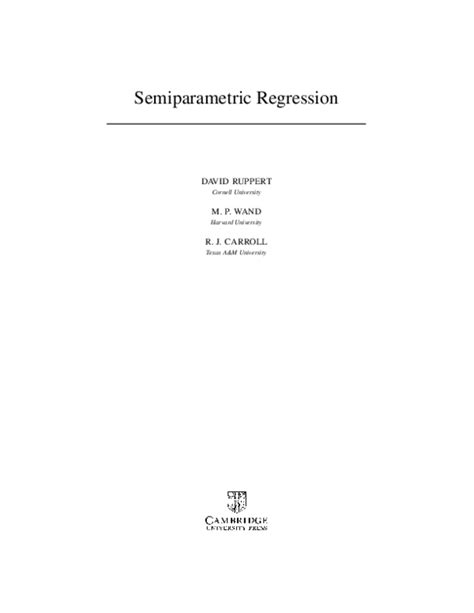 pdf semiparametric regression alaa jaber al assm