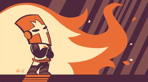 Castle Crashers Orange Knight By Val Q On Deviantart