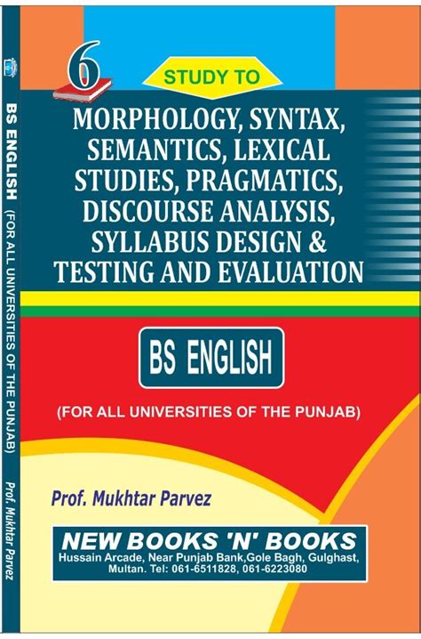 morphology syntax semantics pragmatics discourse analysis