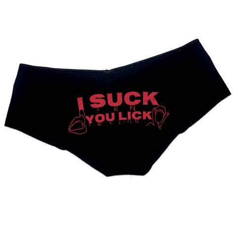 I Suck You Lick Panties Funny Sexy Slutty Booty Shorts Etsy
