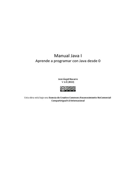 manual java i pdf java lenguaje de programación estructura de datos de matriz