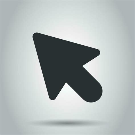 Computer Mouse Cursor Icon In Flat Style Arrow Cursor Vector