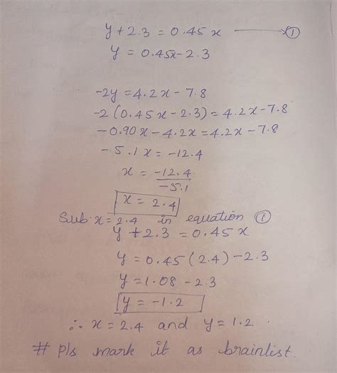 solve the system of linear equations by graphing round the solution to the nearest tenth as