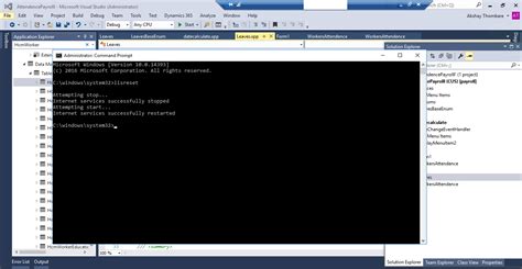 Thats It Your IIS Service Will Get Restarted Using Visual Studio And