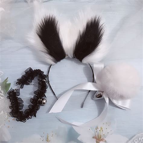 Bunny Ears And Tailbunny Ears Headbandtail Butt Plug And Earsddlgtail Plugtail Butt Plug