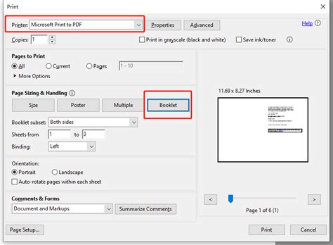 Free Methods To Print PDF As Booklet