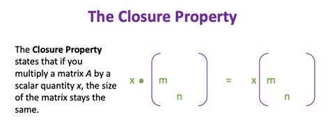 closure property of scalar multiplication for matrices expii