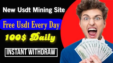 Usdt Earning New Site Usd Mining Website 2023 Without Investment