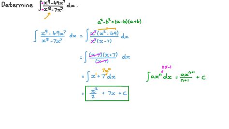 question video finding the integration of a rational function involving using factorisation nagwa