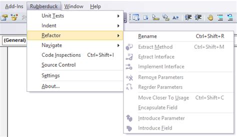 User Interface Rubberduck Vba Rubberduck Wiki GitHub