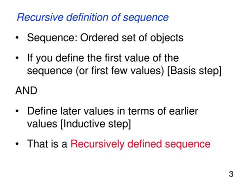 lecture outline for recurrences ppt download
