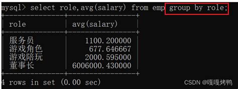 group by 分组【mysql数据库】 group by分组一个条件 csdn博客