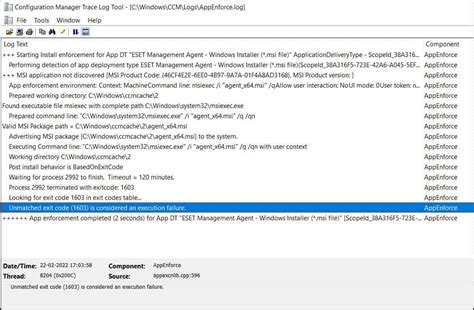 Fix SCCM Application Install Error Exit Code 1603