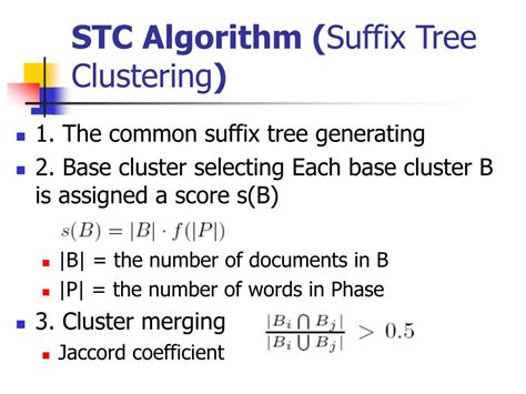ppt a new suffix tree similarity measure for document clustering powerpoint presentation id
