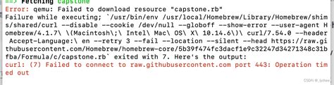 Mac Os Curl Failed To Connect To Raw Githubusercontent Port
