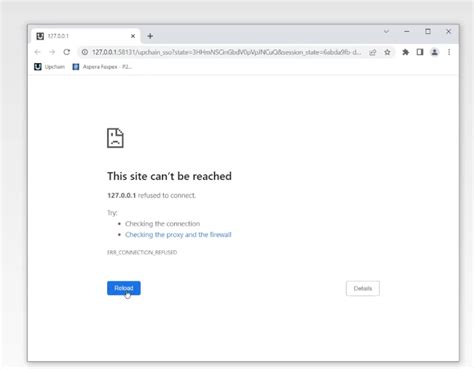 无法访问此站点。127 0 0 1 refused to connect”（使用“上链插件”登录时）