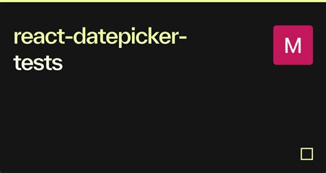 React Datepicker Tests Codesandbox