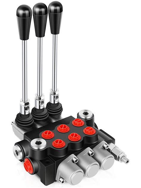 Buy GYZJ Hydraulic Flow Control Valve 3 Spool 11 GPM SAE Ports