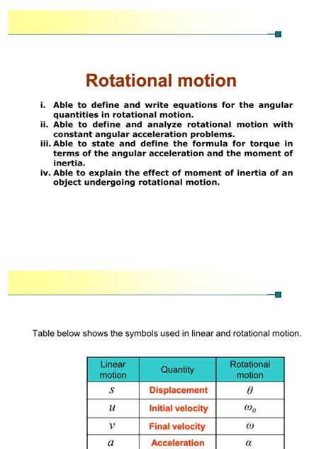 chapter 7 rotational motion lecturer pdf rotation around a fixed axis acceleration