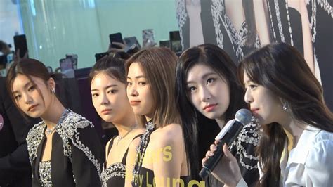 Itzy Yuna、lia、chaeryeong、ryujin、yeji Press Conference In Hong Kong 20230310 Checkmate Youtube