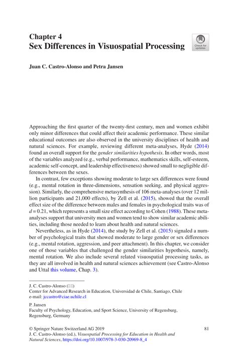 pdf sex differences in visuospatial processing