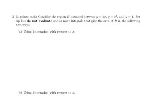 solved 3 3 points each consider the region r bounded