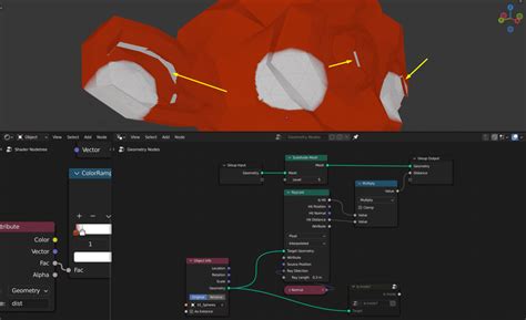 Raycast Node How To Only Register Rays That Hit Inside Blender Stack