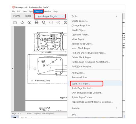 scale pdf page content to margins with autopagex™