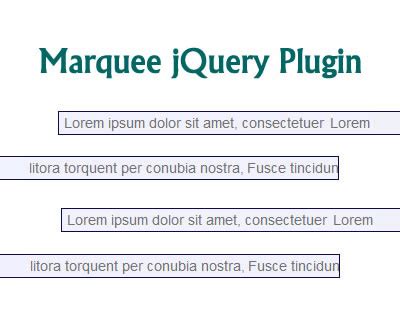 Text Scroller Jquery Plugins