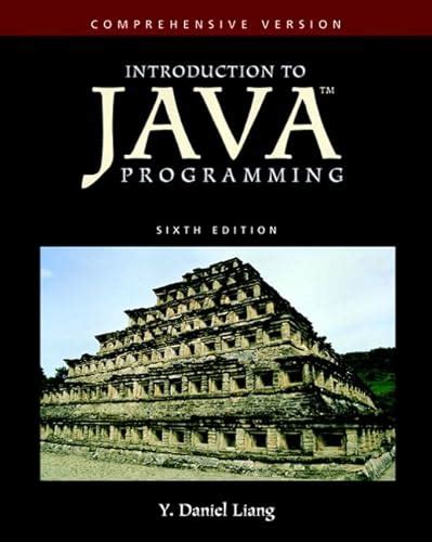 introduction to java programming comprehensive version liang y daniel 9780132221580 abebooks