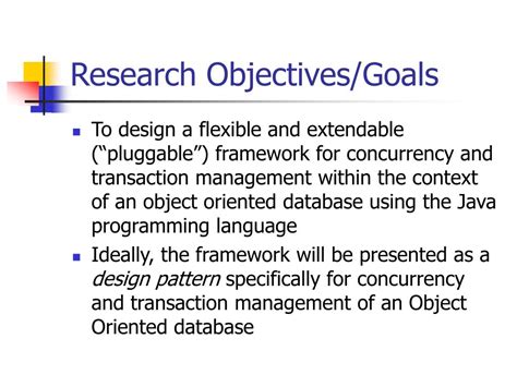 ppt concurrency and transaction management in an object oriented database powerpoint