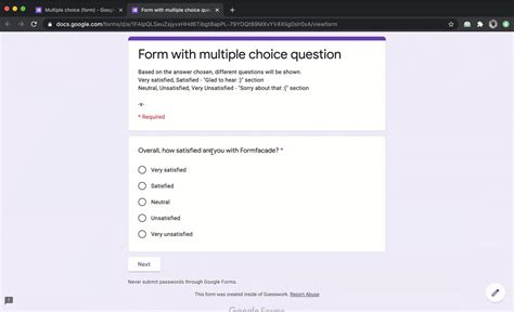 How To Show Different Questions Based On Answers In Google Forms