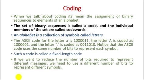 unit 1 lecture 05 uniquely decodable codes i youtube