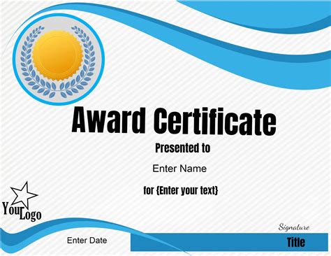 Free Customizable Printable Certificates